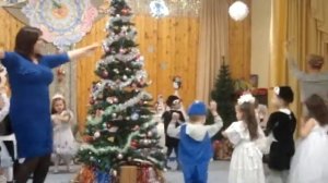 новый год в саду