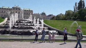 А море в твоих ладонях просто вода...💃🌹Дворцовый комплекс Бельведер💃🌹 Фонтан-каскад💃🌹 Вена💃🌹 Австри