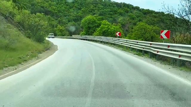 КРЫМ Красивая горная дорога Судак-Алушта