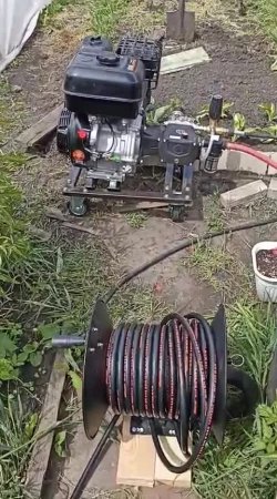 Видео отзыв нашего клиента . Бензиновая мойка высокого давления 280 бар для мойки крыши и фасада 🚀