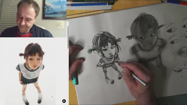 ✏️Как научиться рисовать_   Еженедельные воскресные трансляции советы и рекомендации  Art Dikson