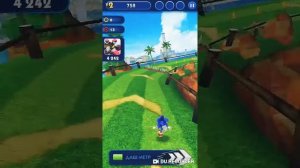 Летсплей по игре Sonic Dash мой первий монтаж