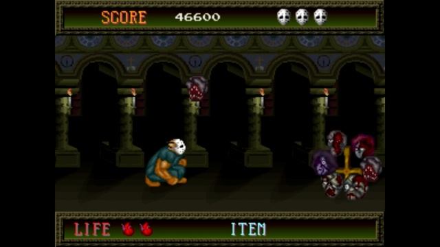 Splatterhouse - Walkthrough (Arcade)