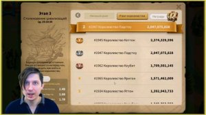 ТРЕТИЙ этап подготовки, ЛИДЕРЫ квк уже определенны в игре Rise of kingdoms райс оф киндомс