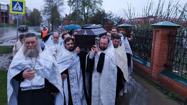 Фрагмент погребального крестного хода