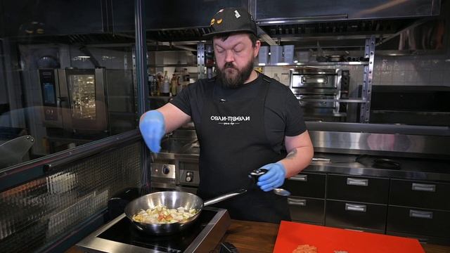 Ужин | Рецепт "Семга с креветками и овощами"