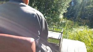 Болотоход, вездеход ЗИС-5 едем по реке камням и все что