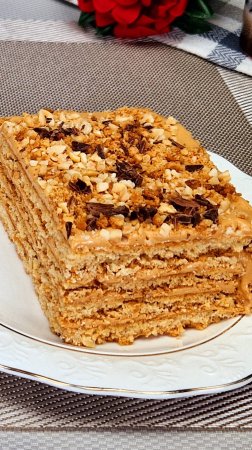Торт Мой Идеал | Орехи и мёд - несравнимый вкус! | vkusnoprostobystro | #shorts  #торт #рецепты