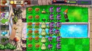 Растения против зомби 🧟 — выигрышная тактика (всего 4 вида растений)