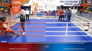 23 71 кг СЕМИКИН Степан Алтайский ХАСАНОВ Роман Р. Башкортостан