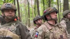 Владимир Николаев на передовой с бригадой 83 ОДШБр