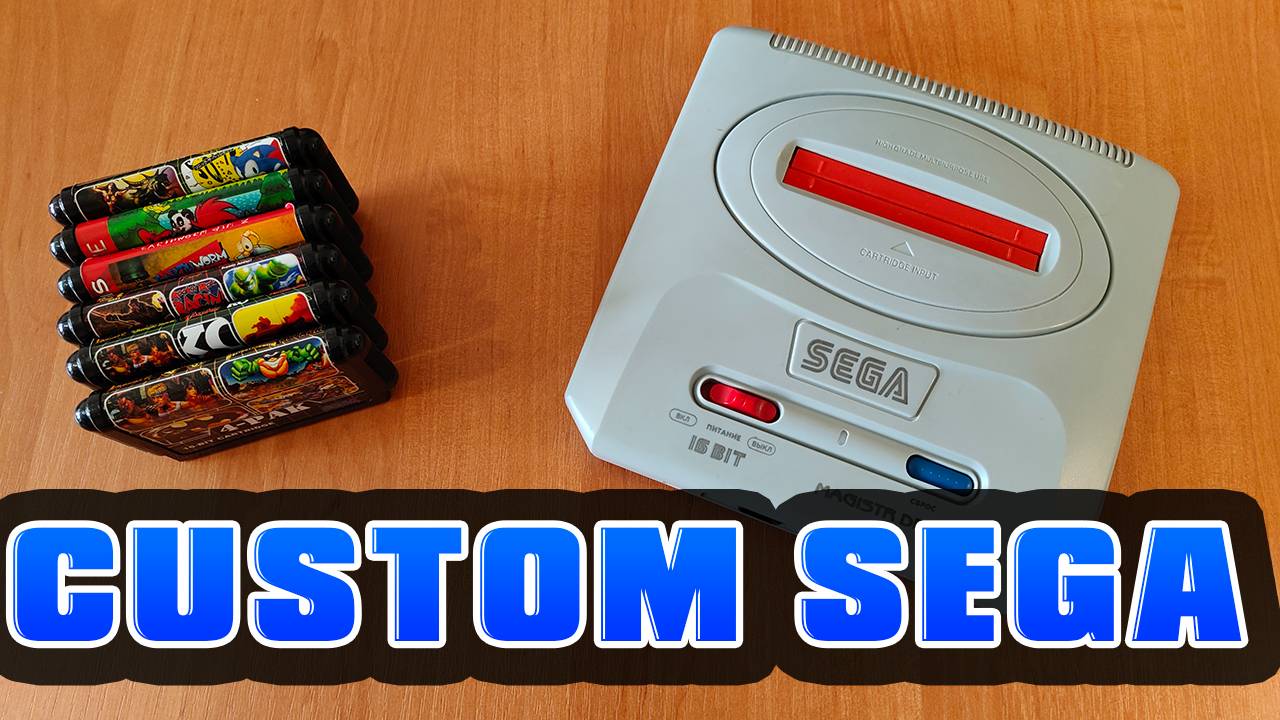 Моя коллекция кастомных картриджей Sega