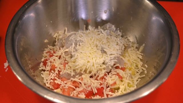 Ужин | Рецепт "Цукини с креветками и овощами"
