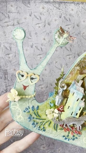 Мастер Класс Декор с помощью трафарета "Домики"