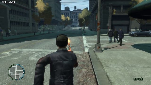 ГТА 4 Гоп-стоп автомобилей. Русская озвучка. Часть 4