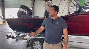 Сегодня Виталий из Москвы получает cвою лодку Aluma Storm 577