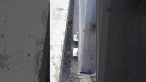 закладные для ворот в кирпичном столбе