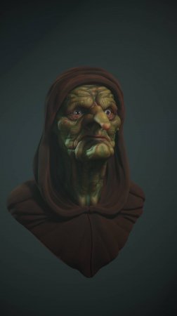 Speed Sculpt - Witch bust #3d #art #zbrush