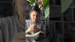 #холодныйфарфор #цветы гипс ваза из гипса