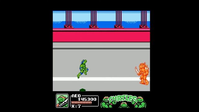 "СХВАТКА НА МОСТУ" Teenage Mutant Ninja Turtles III  The Manhattan Project