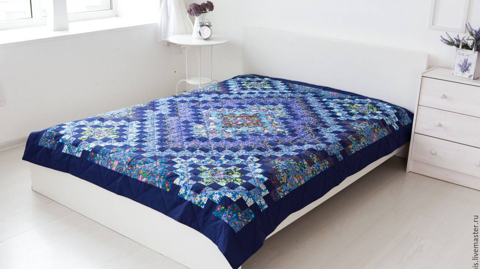 В простоте — красота. Все оттенки синего в лоскутном шитье