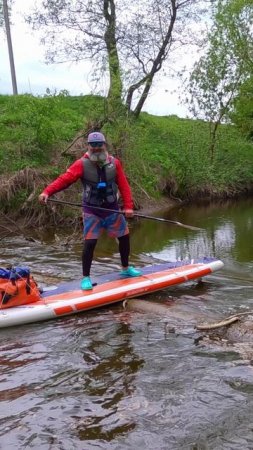 Баланс борд прямо на воде