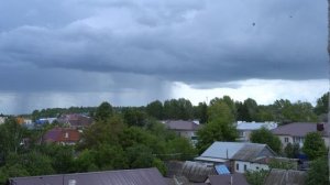 Дождь в г. Похвистнево и шум ветра 21.05.2025