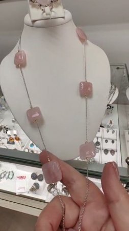 💎НОВИНКА💎НЕВЕРОЯТНОЙ КРАСОТЫ РОЗОВЫЙ КВАРЦ В СЕРЕБРЕ💎