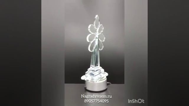 Эксклюзивная награда из стекла арт. EN029 от компании НаградыВсем