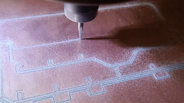 Фрезеровка платы 1...