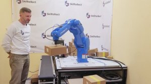 Скиллтеллект - решение для депаллетирования с помощью робота и нейросети