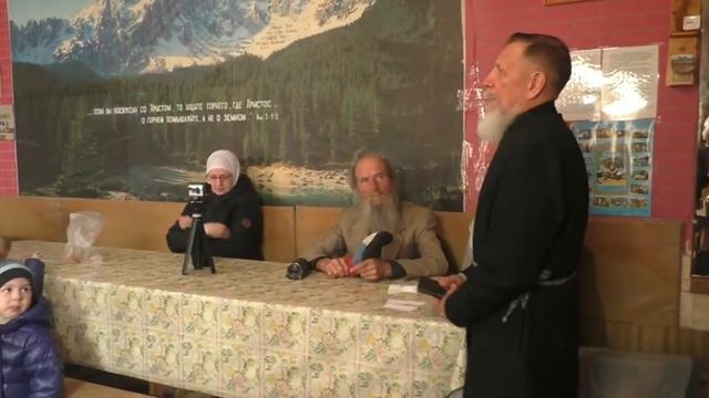 Собрание первое после пожара в трапезной  О воскресении 04 05 2026