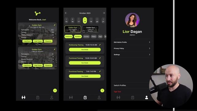 16. Gym Session Scheduling System Domain Overview