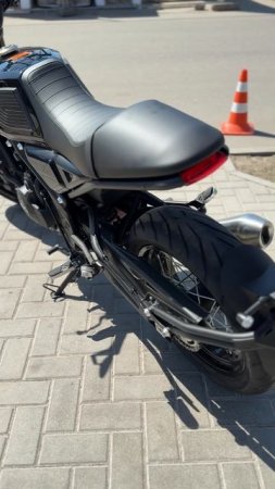 Топовый Бренд! Мотоцикл GAOKIN M11M Cafe Racer! Черный перламутр!