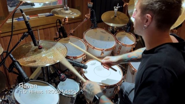 Raven - 15 hi-hat 1200g 1445g