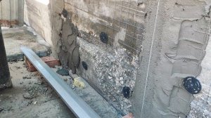 Ремонт подпорной стенки Мапеграут Тиксотропик