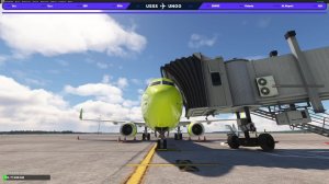 MSFS 2020, GSX, PMDG 737-800, SBI005, Vatsim, Yekaterinburg(USSS) - Omsk(UNOO)