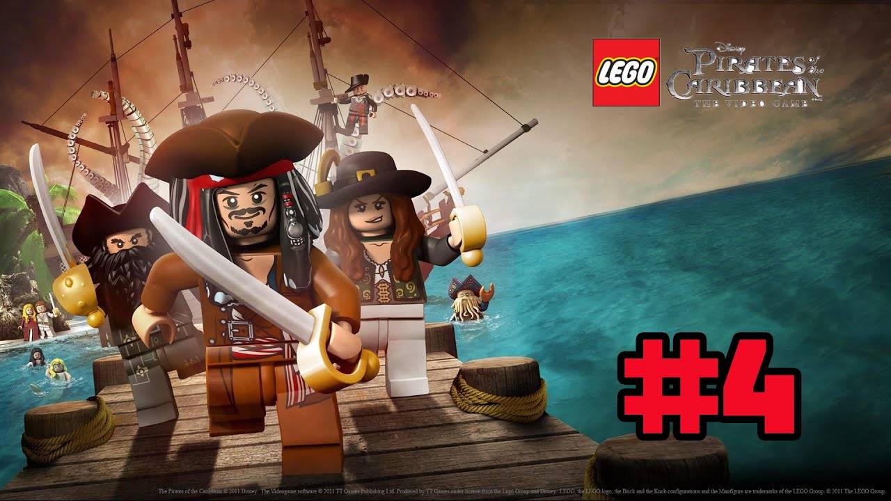 LEGO Pirates of the Caribbean (PC)-Логово контрабандистов #4.