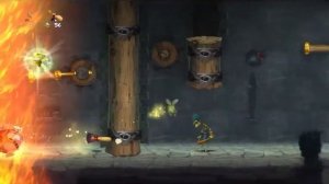 Rayman Legends № 4 "Бегом по подземельям" два игрока