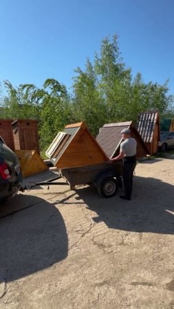 Доставка домиков на колодцы в снт Алмаз 💎 Зубцрвскмй район Тверская область