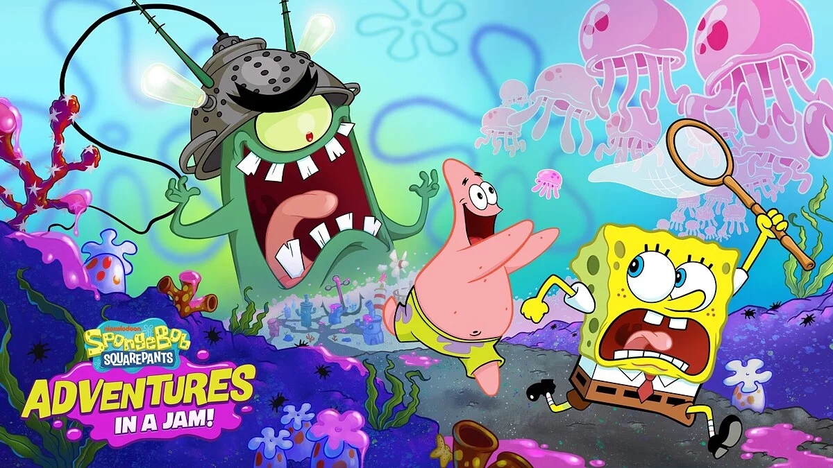 SPONGEBOB ADVETURS IN A JAM серия 8 прохождение