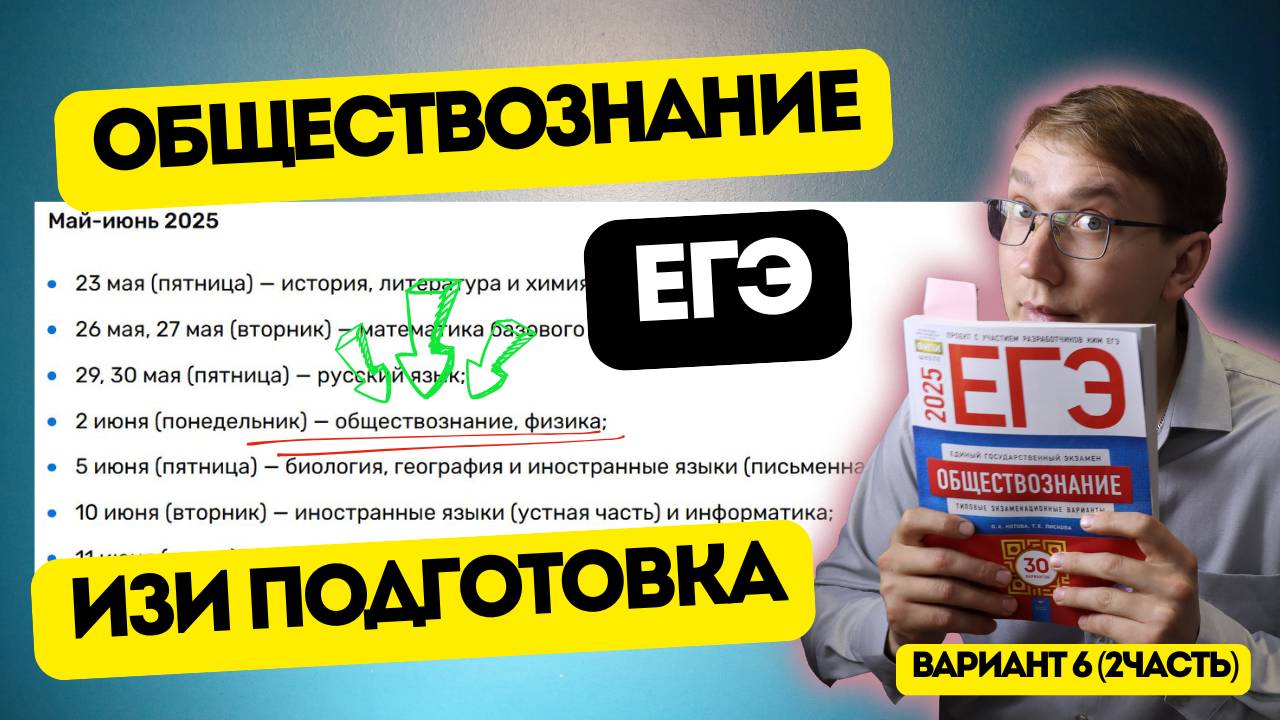 БЫСТРАЯ ПОДГОТОВКА К ЕГЭ ПО ОБЩЕСТВУ ЗА НЕДЕЛЮ. (6В/2Ч)