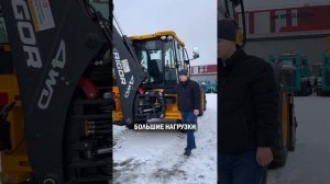 Новый индийский экскаватор-погрузчик!