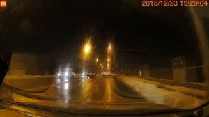 Пример записи Xiaomi MiJia Car DVR 1S (Вечер)