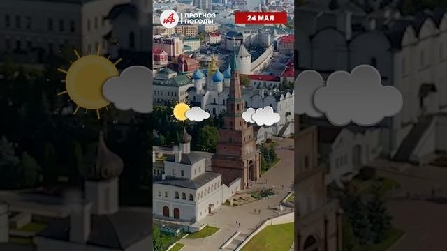 Прогноз погоды на завтра, 24 мая