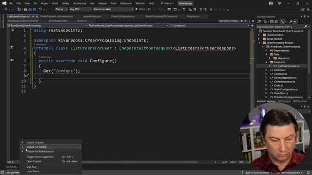 17. Adding an OrderProcessing Module