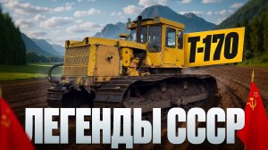 Легенды СССР. Трактор Т-170 с корчевателем пней МП-2А