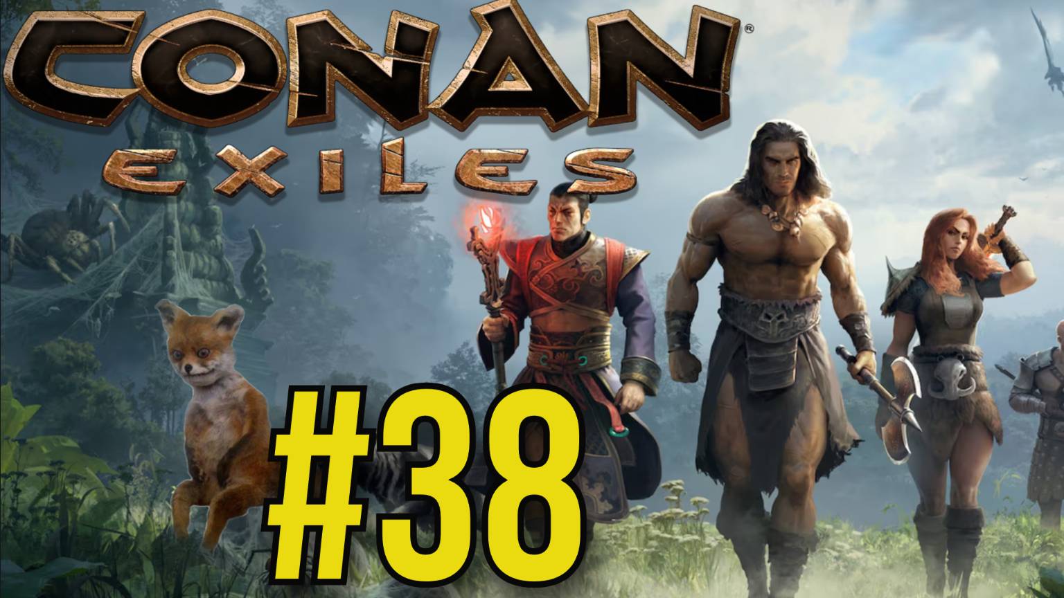 Conan Exiles Прохождение(2025) ч38 Снег и Вулкан