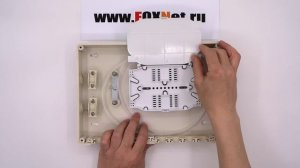 Обзор - Кросс-бокс оптический настенный FOXNET на 24 порта SC
