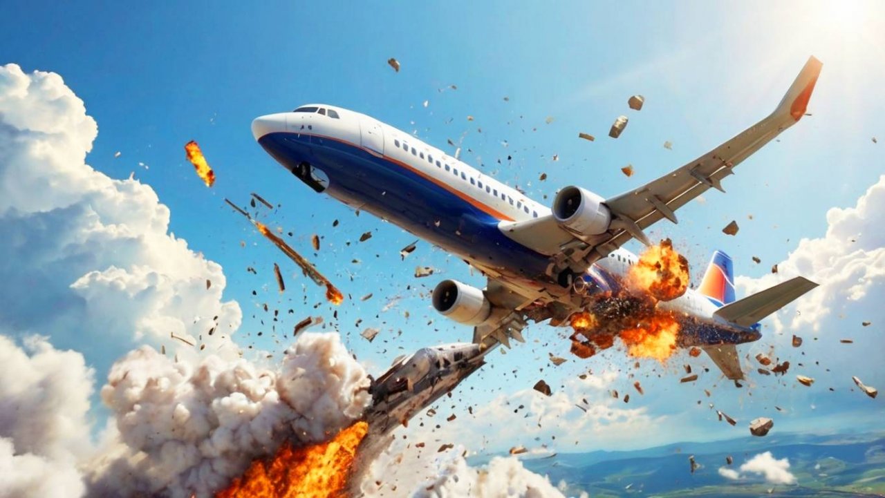 Авиакатастрофы. Самолеты разваливаться в небе. Самолеты.